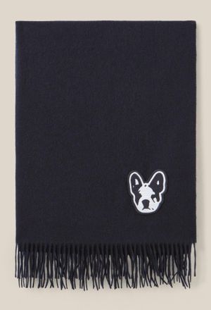 Claudie Pierlot Echarpe laine franges Jean Toto