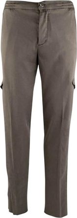 Kiton Homme, Pantalons, Beige, Taille: W35 Pantalon Cargo