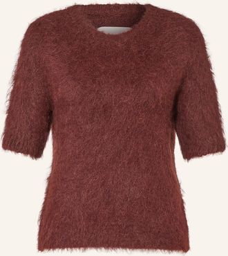 someday Someday Strickshirt Tirina Mit Alpaka braun