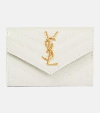 Saint Laurent Portefeuille Cassandre en cuir