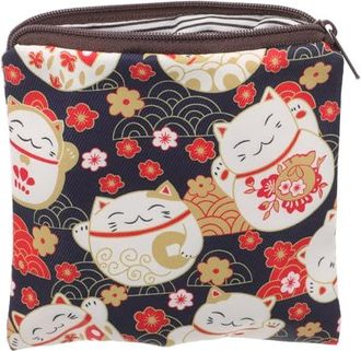 UPKOCH Pochette Pour Serviettes Hygi&eacute;niques Sac Menstruel Pour Adolescentes Pochette R&eacute;utilisable Pour Protections Hygi&eacute;niques Sac De Rangement Compact