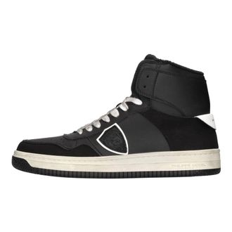 Philippe Model Homme, Chaussures, Noir, Taille: 40 EU Baskets en similicuir