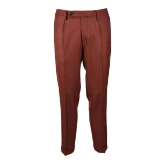 Michael Coal Wollmischung Hose - - Trousers - Herren - Rot - W32