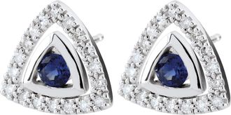 Edenly Ohrstecker Salma - Blauer Saphir