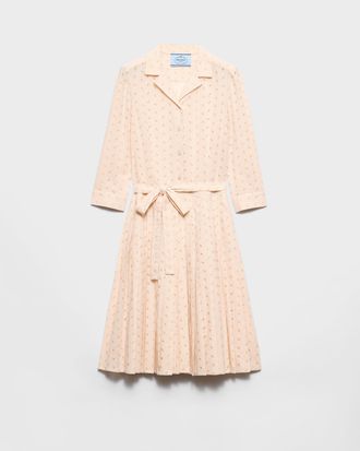 Prada Blusenkleid aus Lochspitze