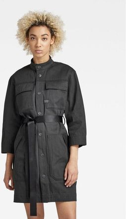 G-Star Jeanskleid D17878-D189-1 Schwarz Regular Fit