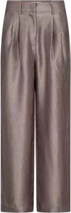 Co'Couture Femme, Pantalons, Beige, Taille: 38 FR Wide Pantalons