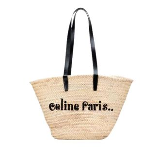 Celine Pre-owned Raffia Tote Bag - - Pre-owned - Damen - Beige - ONE SIZE