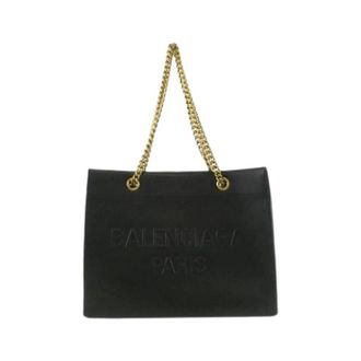 Balenciaga Sac cabas en cuir Pre-owned - Femme - Pre-owned - Noir - Taille: ONE Size