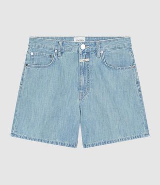 Closed Short Janey Light Blue