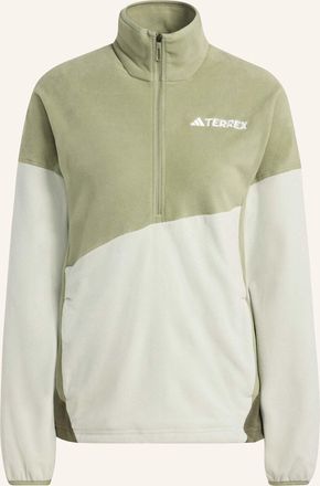 ADIDAS TERREX Adidas Terrex Fleece-Troyer Terrex Multi Climawarm gruen