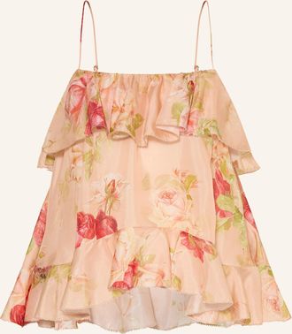 Zimmermann Seidentop Roselight Mit R&uuml;schen Und Volants rosa