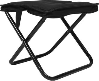 BESTONZON Leichter Faltbarer Campingstuhl mit Oxford Material Tragbarer Outdoor Hocker mit Zipper Tasche Multifunktionaler Klapphocker für Garten Wandern Angeln