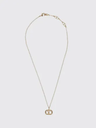 Valentino Garavani Collier VLogo Signature en laiton avec pendentif coulissant