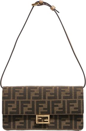 Fendi Portemonnaie - Wallet on Chain Baguette - Gr. unisize - in Braun - f&uuml;r Damen