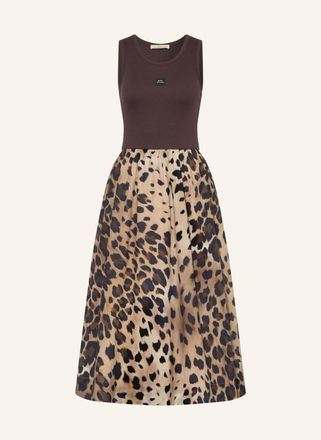 Smith & Soul Kleid Im Materialmix braun