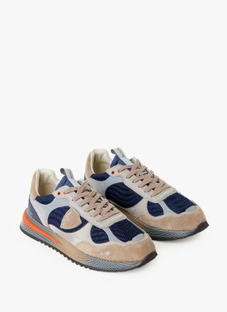 Philippe Model Baskets crant&eacute;es en cuir m&eacute;lang&eacute;