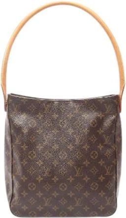 Louis Vuitton Pre-owned Sac bandouli&egrave;re Looping GM Monogram - Femme - Pre-owned - Brun - Taille: ONE Size