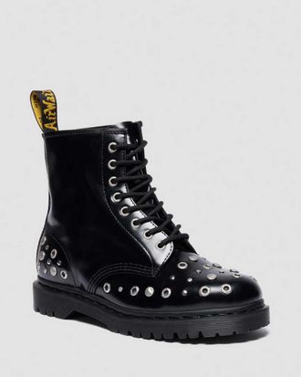 Dr. Martens 1460 Nieten Buttero Leder Stiefel in Schwarz, Gr&ouml;&szlig;e: 36