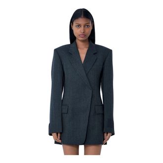 Alexander Wang Tailored Wool Blazer Dress - - Dresses - Damen - Schwarzk - M