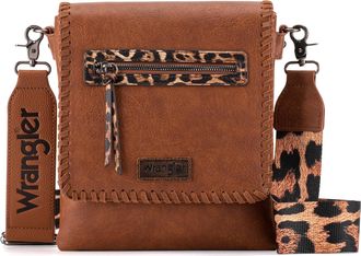 Wrangler Umh&auml;ngetaschen f&uuml;r Damen, Western, handgewebte Umh&auml;ngetasche, Muster-taos Braun