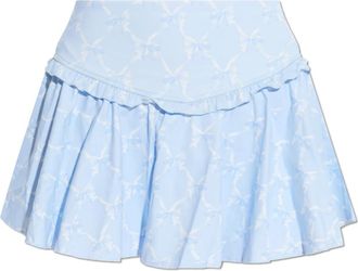 LoveShackFancy Loveshackfancy, Femme, Jupes, Bleu, Taille: 36 FR Vanina Skort