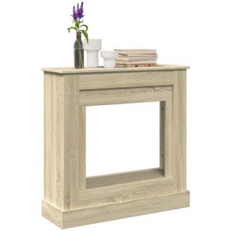 vidaXL Kaminumrandung Sonoma-Eiche 90x30x90 cm Holzwerkstoff - Vidaxl
