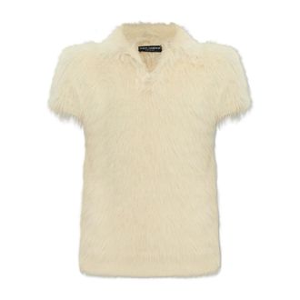 Dolce & Gabbana Pull Manches Courtes - Homme - Pulls - Beige - Taille: M