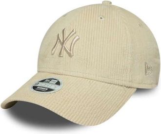 New Era Casquette de baseball 9Forty New York Yankees pour femme - Cr&egrave;me claire - Taille unique