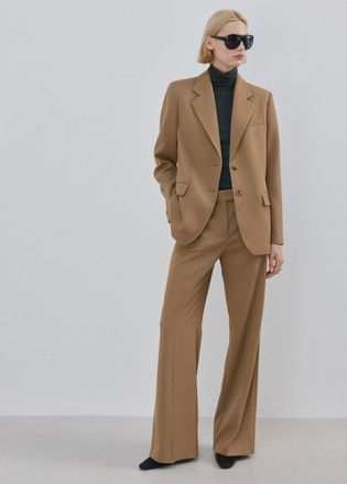 Mango Doppelreihiger Blazeranzug mittelbraun - Damen - XXS - MANGO