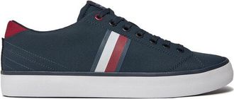 Tommy Hilfiger Sneakers Th Hi Vulc Low Stripes Mesh FM0FM04946 Blau