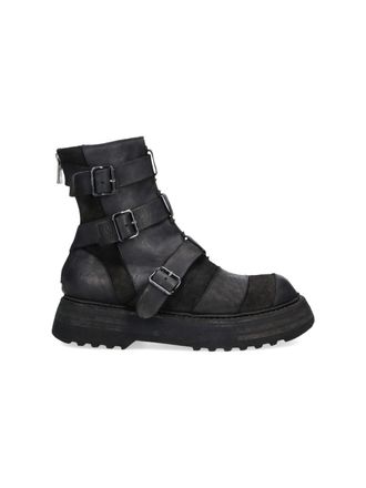 Guidi Buckle Ankle Boots