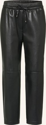 Marc Cain 7/8-Hose Ranchi In Lederoptik schwarz