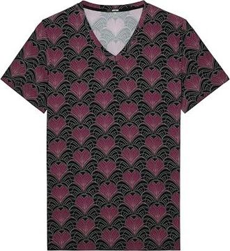 HOM T- Shirt col V Carlyle, Marine, XL Mens