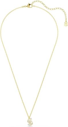 Swarovski Femme, Accessoires, Jaune, Taille: ONE Size Pendentif Cygne