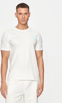 Benetton United Colors Of Benetton T-Shirt 3F98U1092 Écru Regular Fit