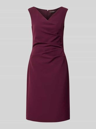 Vera Mont Tailliertes Cocktailkleid mit Raffung