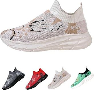 Generic Chaussures de marche &agrave; enfiler pour femme en maille respirante et l&eacute;g&egrave;re pour le travail, la gym, la course &agrave; pied, lentra&icirc;nement, baskets de course a