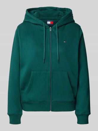 Tommy Jeans Regular Fit Sweatjacke aus Baumwoll-Mix