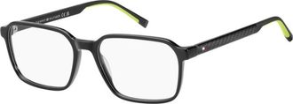 Tommy Hilfiger Homme, Accessoires, Gris, Taille: 56 MM Square Optical Frame