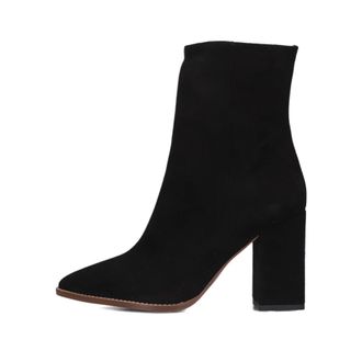 Notre-V Schwarze Wildleder Biker Boots - - Shoes - Damen - Schwarzk - 38 EU