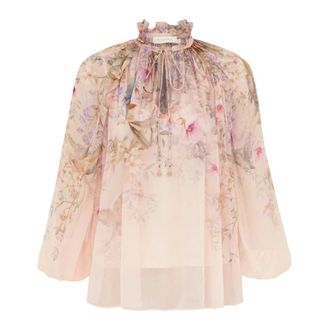 Zimmermann Femme, Blouses et Chemises, Multicolore, Taille: 42 FR Rebellion Billow Blouse