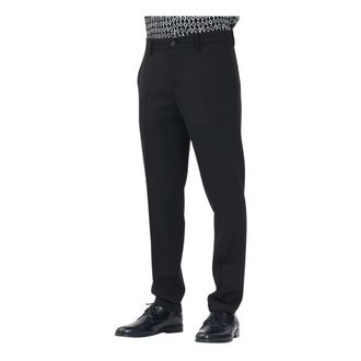 Patrizia Pepe Elegante Schwarze Ma&szlig;geschneiderte Hose - - Trousers - Herren - Schwarzk - 2XL