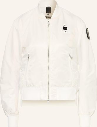 Blauer Blouson Laurie weiss