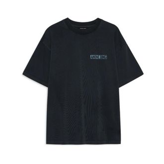 Anine Bing Cade Tee Palms - - Tops - Damen - Schwarzk - S