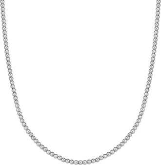 Glanzst&uuml;cke M&uuml;nchen Halskette - Sterling Silber Halskette - Gr. unisize - in Silber - f&uuml;r Damen