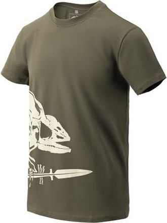Helikon-Tex Homme Full Body Skeleton T-Shirt Vert Olive Taille 3XL