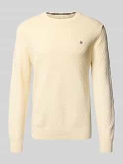 GANT Regular Fit Strickpullover aus reiner Baumwolle