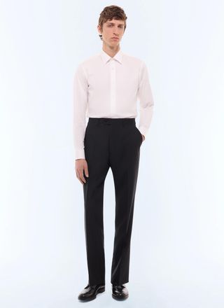 Fursac Pantalon de costume en laine fresco - Taille 36 - Homme