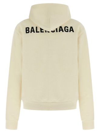 Balenciaga Womens Beige Cotton Sweatshirt Clothing